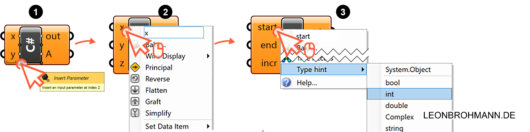 Rhino GH- C# Scripting Basics – For Loops #2